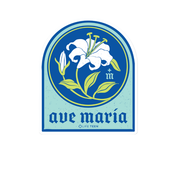 Ave Maria Sticker – Shop Life Teen